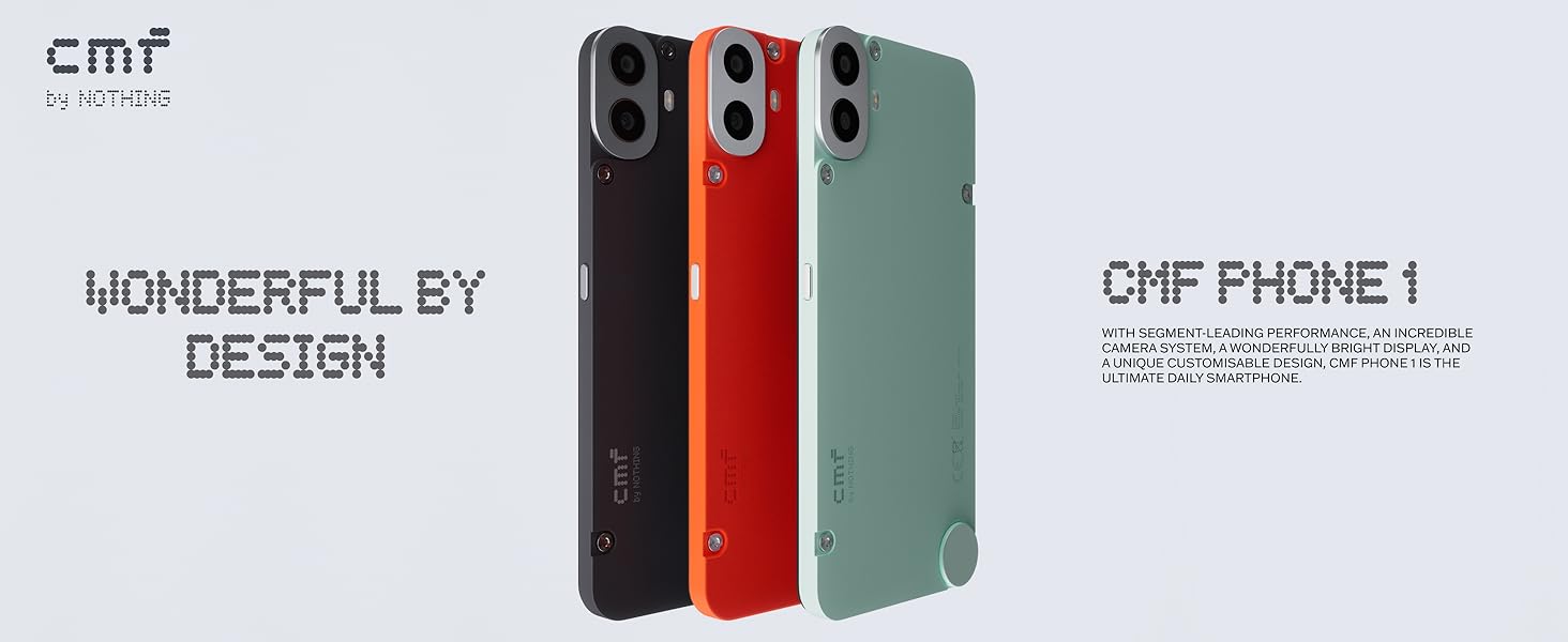 Nothing CMF Phone 1: 6.67” 120 Hz Display, 5G Processor, 50 MP Camera